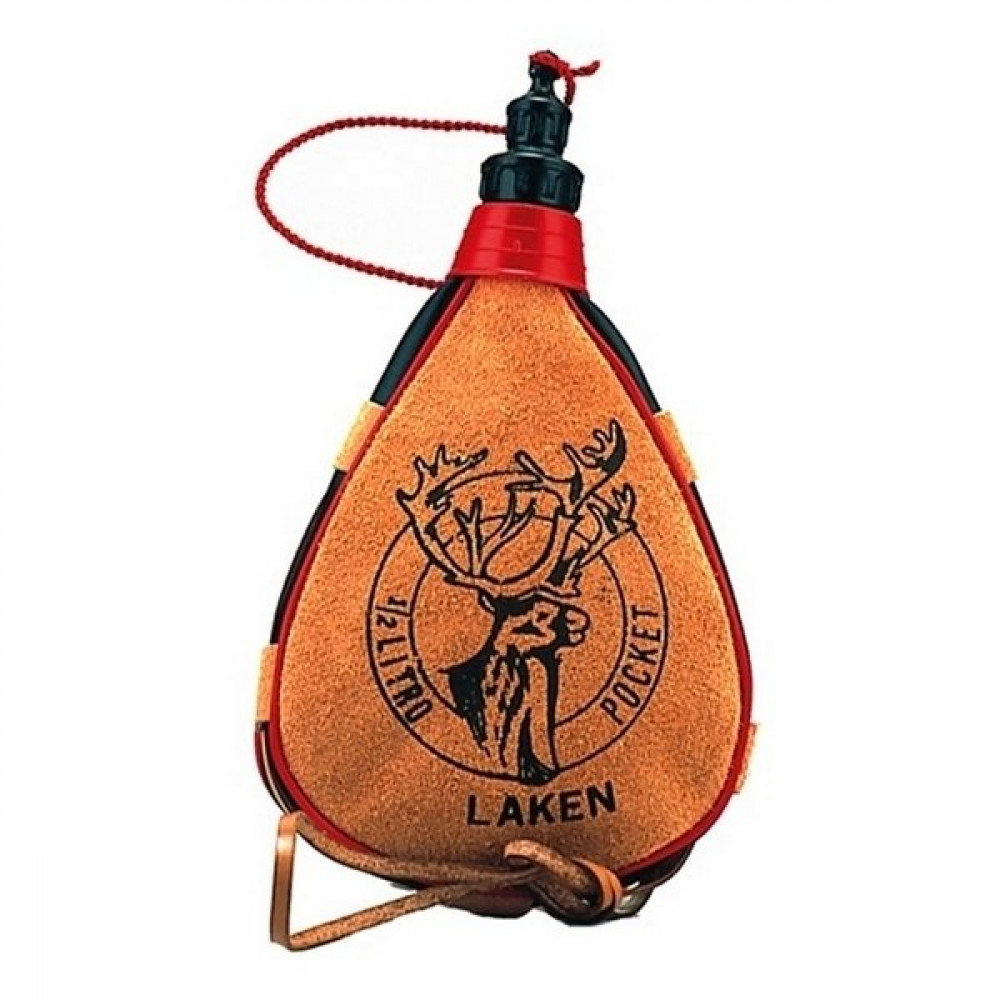 Фляга Laken Leather Сanteen 1 L Straight Form купити, арт. 10591 ⛺ ...