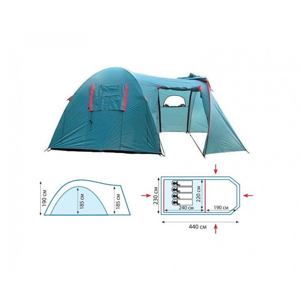 Намет Tramp Anaconda 4 (v2) купити, арт. 26724 ⛺ Terra Incognita